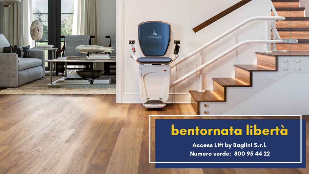 Montascale a Poltroncina per anziani e disabili – Access Lift by Baglini